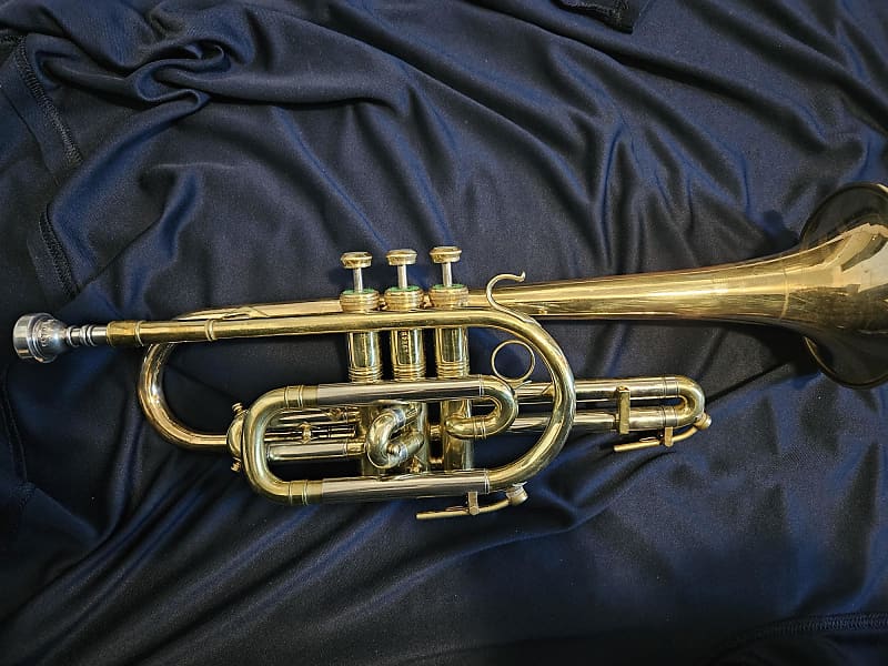 York National Cornet 1955 - Raw brass | Reverb