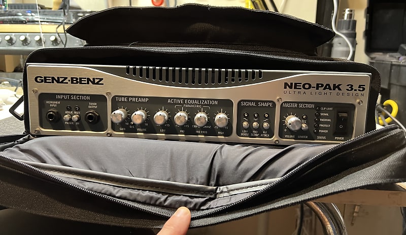 Genz Benz Neo-Pak 3.5 bass amp tube head | Reverb