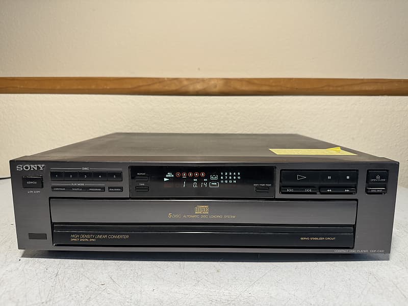 Sony CDP-C331 CD Changer 5 Compact Disc Player HiFi Stereo | Reverb