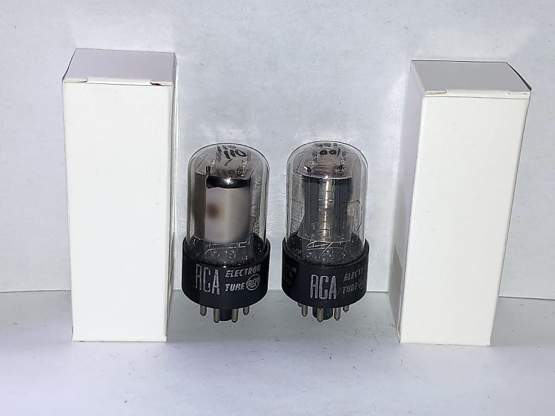 1954 RCA 6SN7GTA ECC33 6SN7 Tubes, Matched Pair, NOS Testing | Reverb