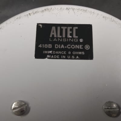 Altec 418B Dia-cone 8 ohm 1970s | Reverb UK