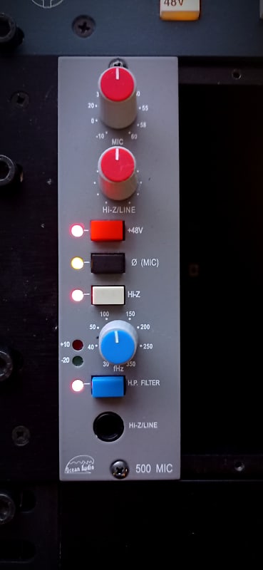 Ocean Audio Mic/Line Preamp 500 Series (Trident 80B) Malcolm | Reverb