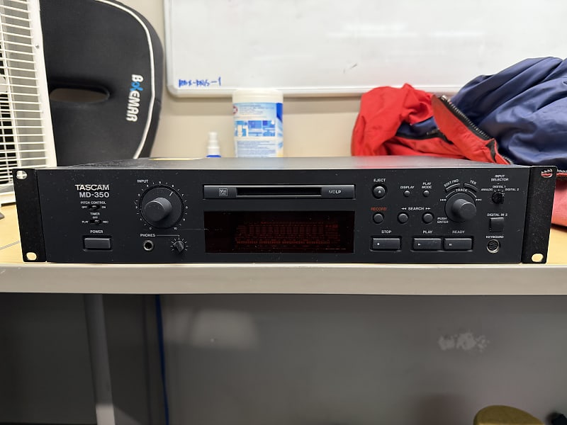 TASCAM MD-350 Minidisc Recorder XLR I/O | Reverb