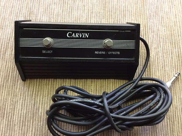 Carvin FS-22 EQ and Effects Loop Footswitch Black | Reverb