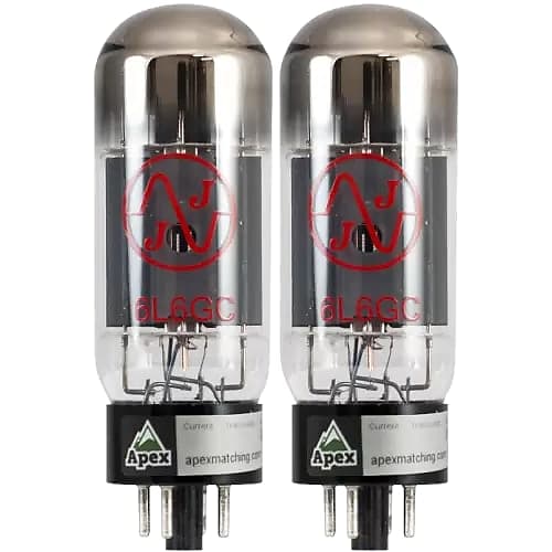 JJ Electronic Matched Burned In 6L6GC Pair | Reverb