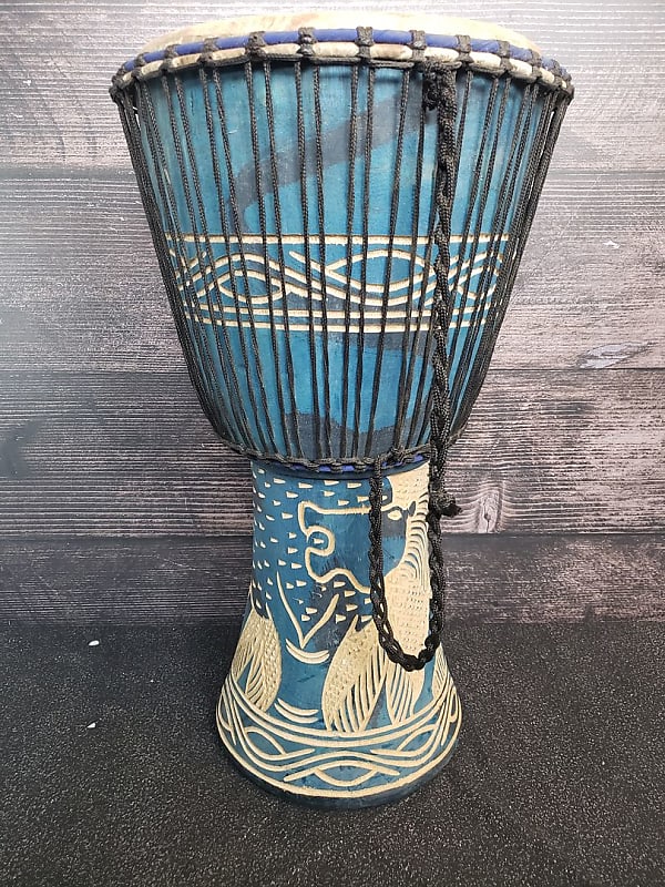 Handmade Djembe 14" Lion (Columbus, OH) | Reverb