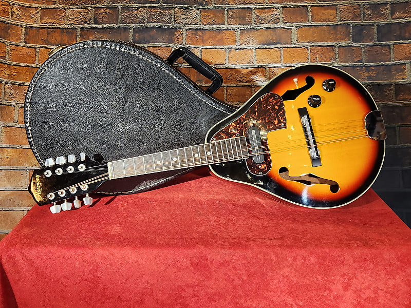 Vintage 1960s Harmony 1258 Electric Mandolin Sunburst w/ | Reverb