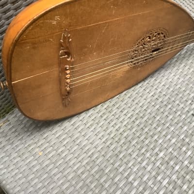 Lute Antique mid 19th Century Baroque Style LUTE Guitar 6 | Reverb