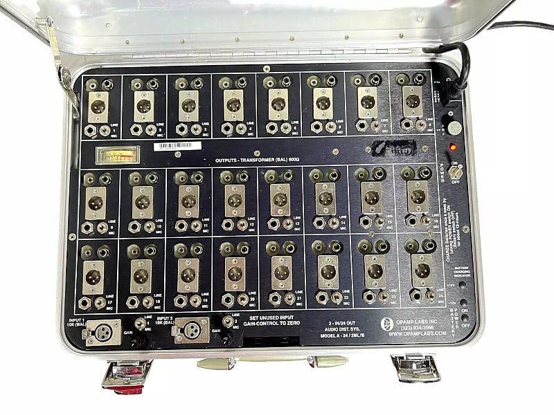 Opam Labs A-24/2ML Audio Press Feed Mult Box #17260 (One)THS | Reverb