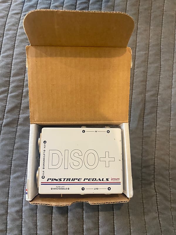 pinstripe pedals DISO Plus white | Reverb