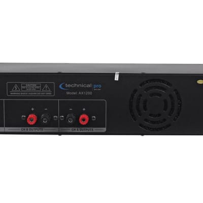 2) Rockville RSG10 10" PA Speakers+Technical Pro AX1200 1200w | Reverb