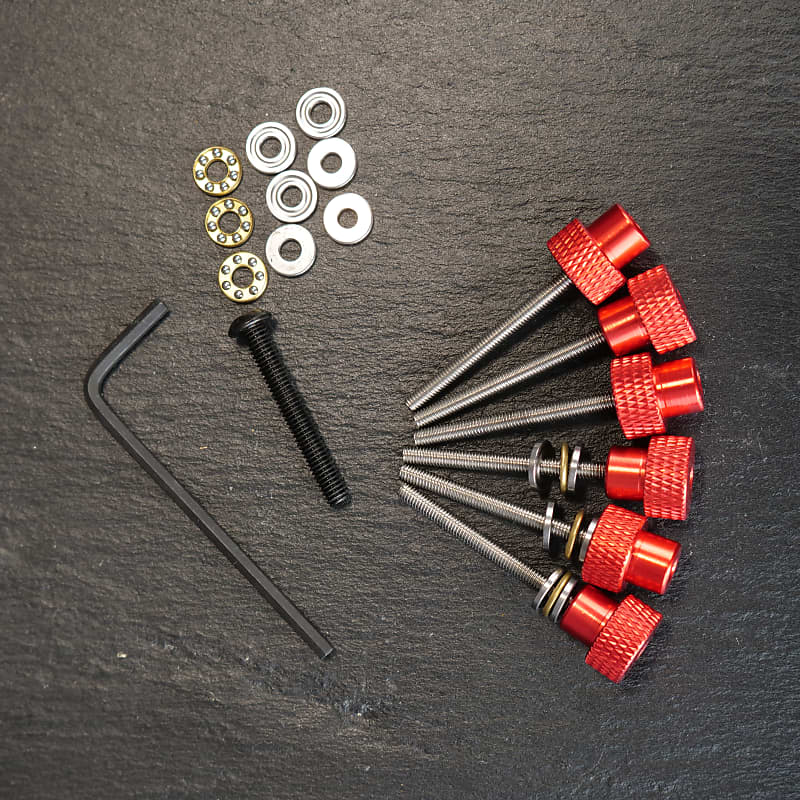 R-Trem Spirit Steinberger Wide Tuning Knobs + Bearings Kit | Reverb