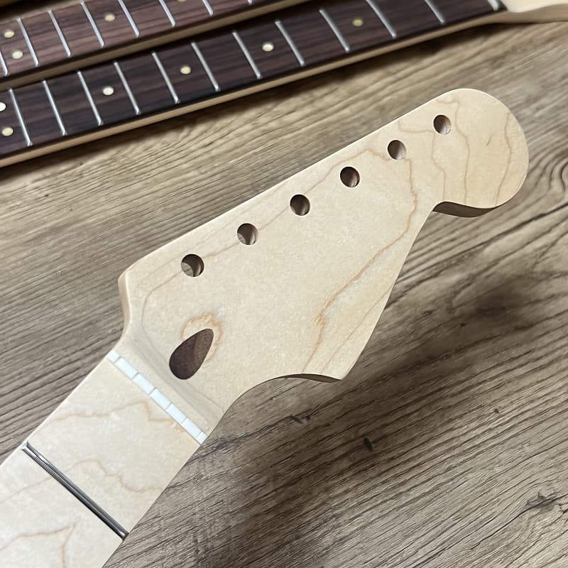 Strat-Style Maple Guitar Neck – Natural Finish, Maple | Reverb