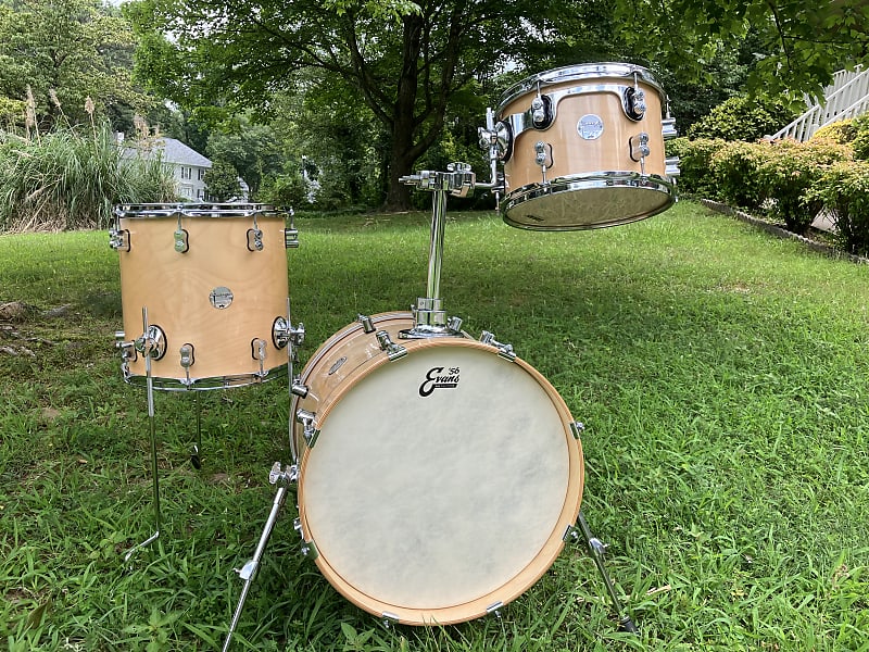 PDP Concept Maple 3 piece bop kit Natural Lacquer 18, 14, 12 | Reverb