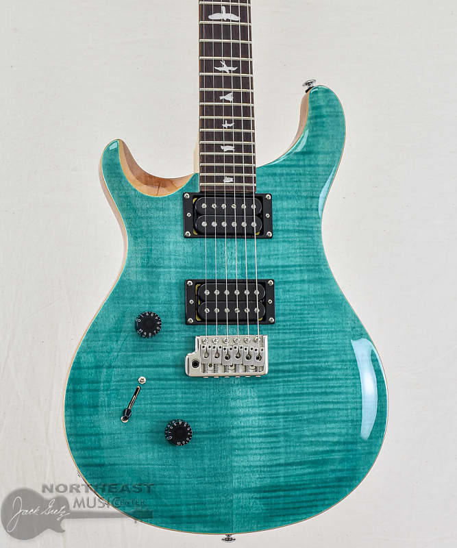 PRS SE Custom 24 "Lefty" - Turquoise | Reverb