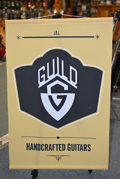 Guild Guild Banner Gold / Black | Reverb