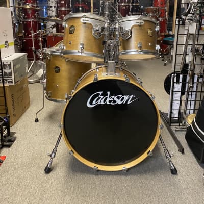 Cadeson Studio Maple Natural Satin Drum Set | Reverb