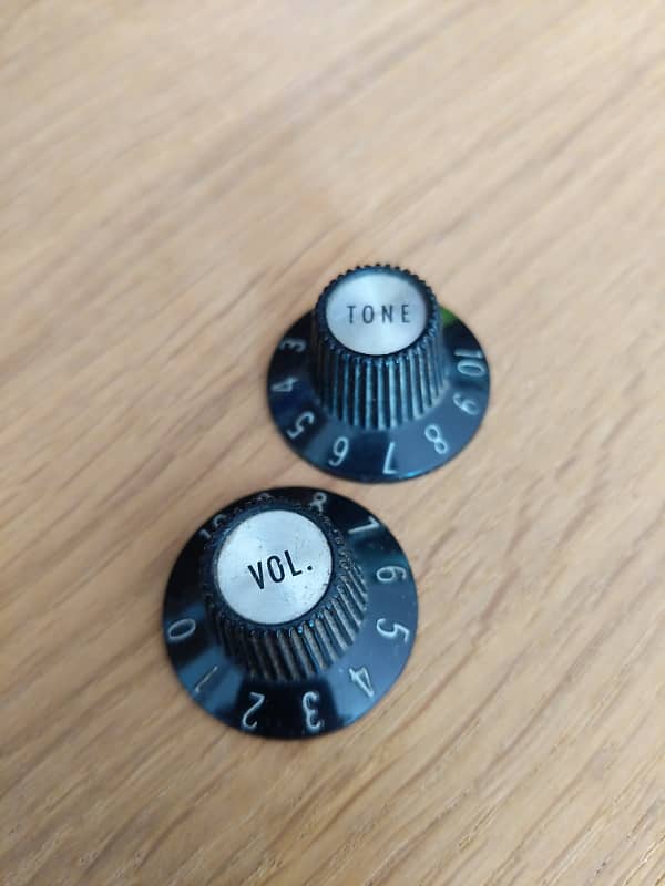 Vintage Original 1967-71 Gibson Witch Hat knobs for Les | Reverb UK