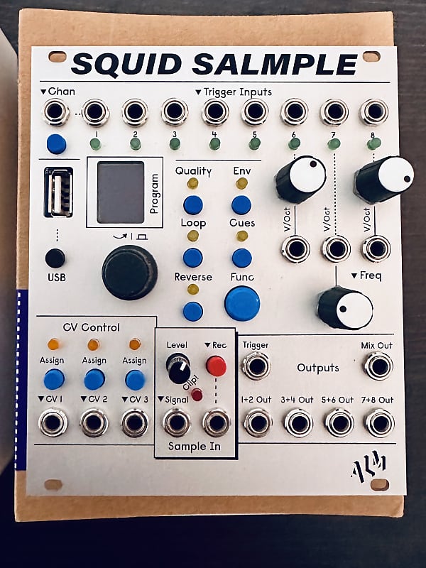 ALM/Busy Circuits Squid Salmple (Silver) - Eurorack | Reverb