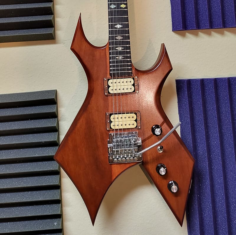 B.C. Rich USA Warlock 1980s - Natural - Neck Through | Reverb