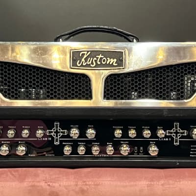 Kustom Double Cross Electric Guitar Amp Head w/ Footswitch & | Reverb