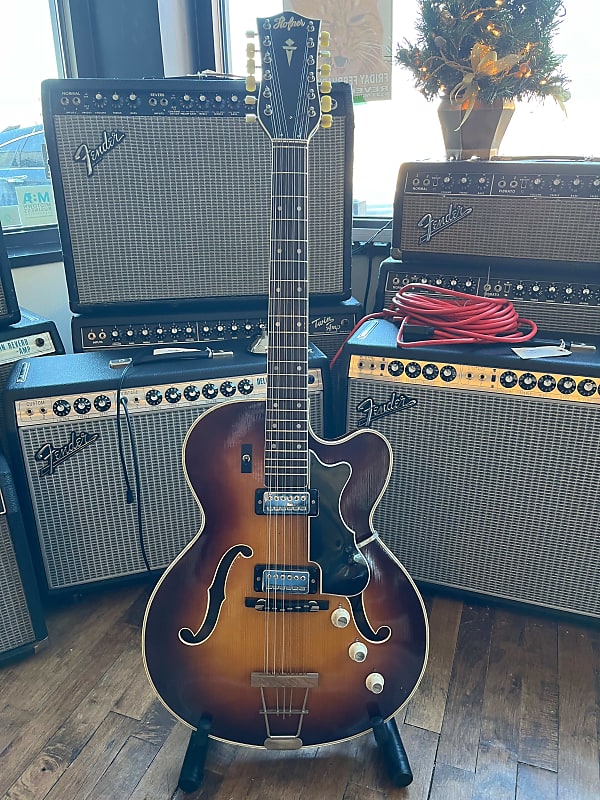 Hofner 457/12 1970s W/OHSC- Violin Sunburst | Reverb