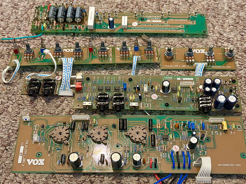 Complete Set of Vox AC30 CC2X Circuit Boards + Tubes | Reverb
