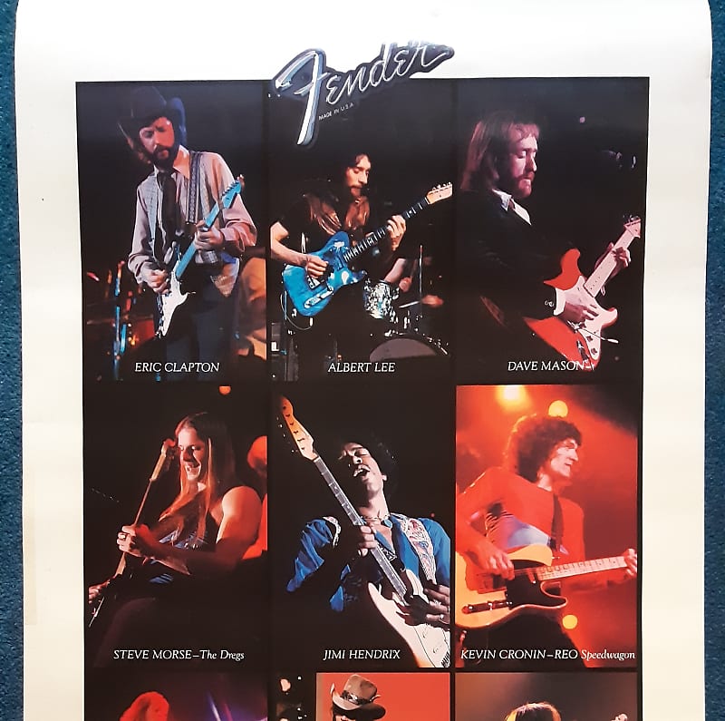 Fender Wall poster. "The Sound That Creates Legends" | Reverb
