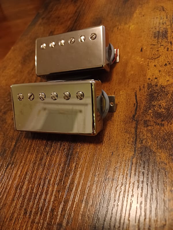 Gibson 57 Classic/57 Classic+ Pickup set 2012 - Nickel covers | Reverb