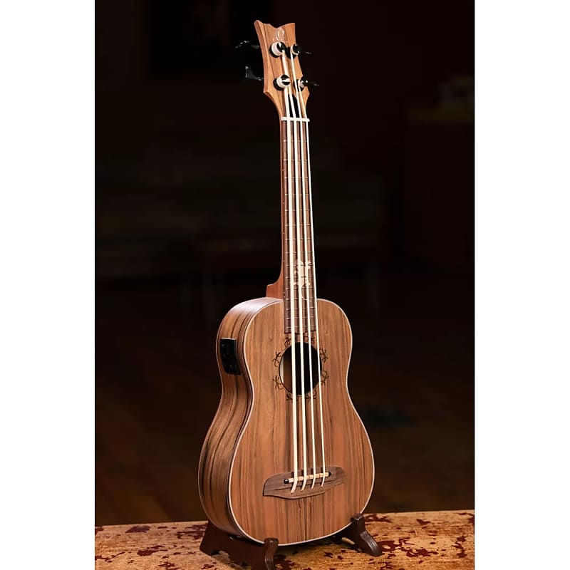 Ortega Lizard Series Short Scale Uke Bass, LIZARD-BS-GB w/ | Reverb UK