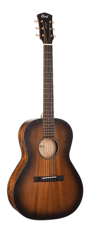 Cort Core-PE Mahogany Open Pore Black Burst w/Case | Reverb