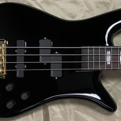 Spector Euro 4 Classic, Black Gloss / Rosewood and EMG's | Reverb