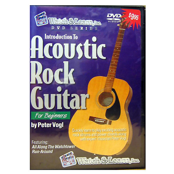 Introduction to Acoustic Rock Guitar DVD | Reverb