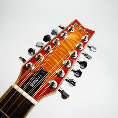 Washburn SBF-80 12 1990's - Cherry Sunburst 12 string | Reverb