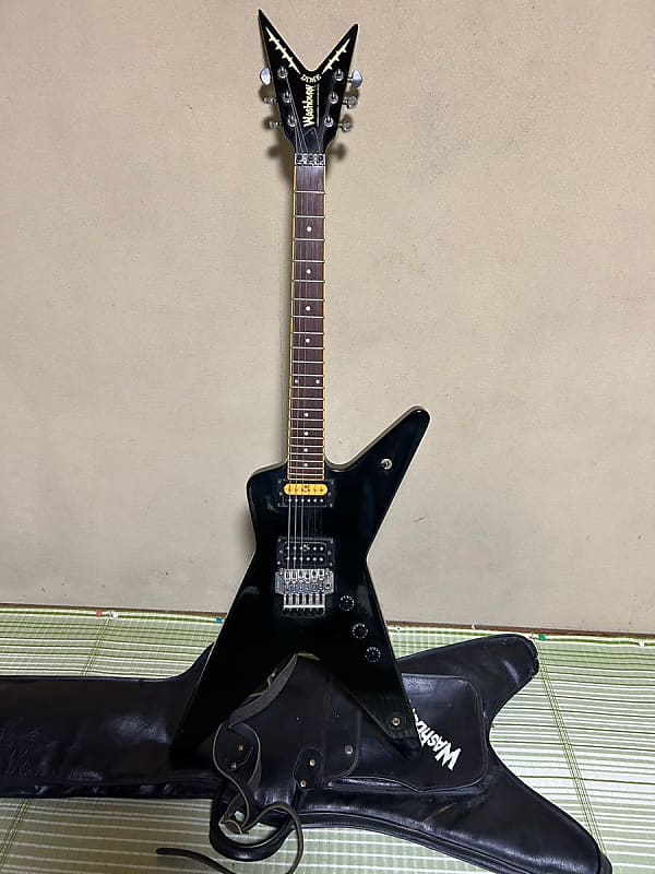 1995 Washburn Dimebag Darrell Dime 333 Blackjack w/ Gig Bag | Reverb