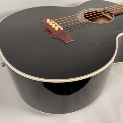 1995 Guild B30-E Black Finish Acoustic Electric Bass Guitar | Reverb