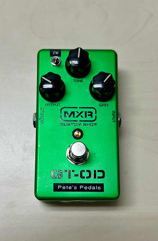 MXR Custom Shop GT-OD with Pete‘s Pedals ZW mod. - | Reverb Australia