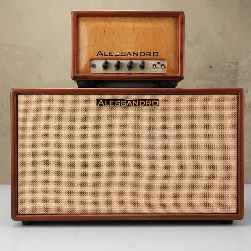 Alessandro English High-End Walnut 2x12 Amp Head & Cabinet w/ | Reverb