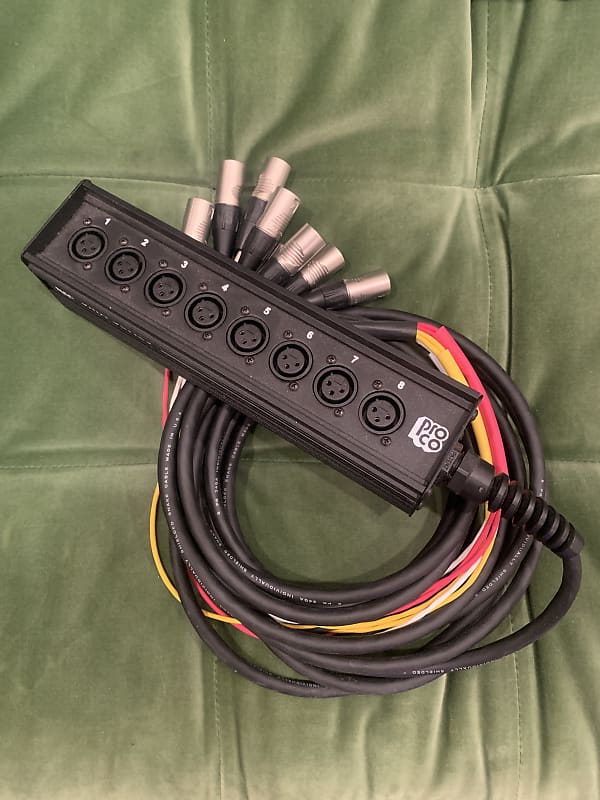 Pro Co SMAST 8-channel XLR Drop Snake - 25 foot | Reverb