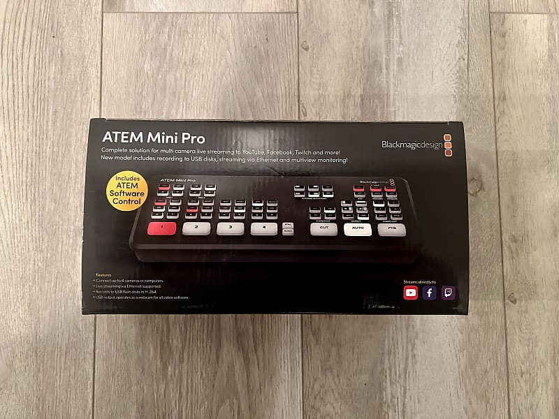 Blackmagic Design ATEM Mini Pro HDMI Live Stream Switcher | Reverb