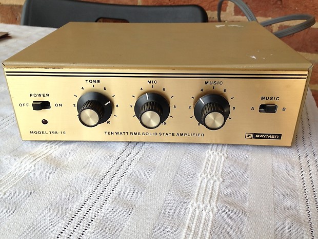 Raymer Solid State 10 watt amplifier guitar head or PA or | Reverb
