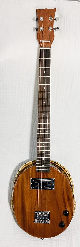 Turtle shell electric tenor guitar- Mahogany top | Reverb
