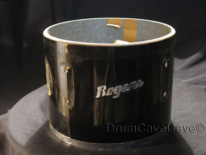 8" ROGERS CONCERT TOM SHELL FULLERTON SWIVOMATIC ERA, BLACK | Reverb