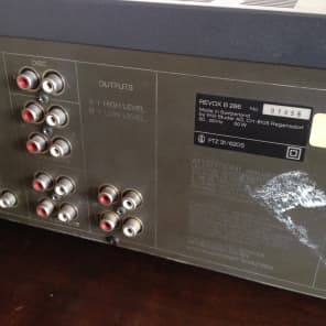 Revox B286 Tuner Preamplifier | Reverb