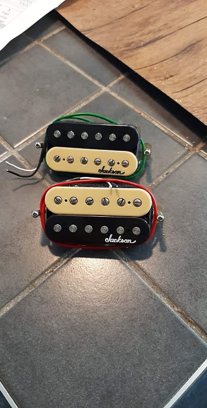 Jackson Pick Ups 2007 Zebra Cream Pick Up | Reverb