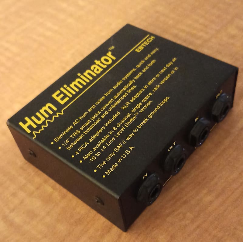 Ebtech ebtech hum eliminator - 2 channel. Barely used. black | Reverb