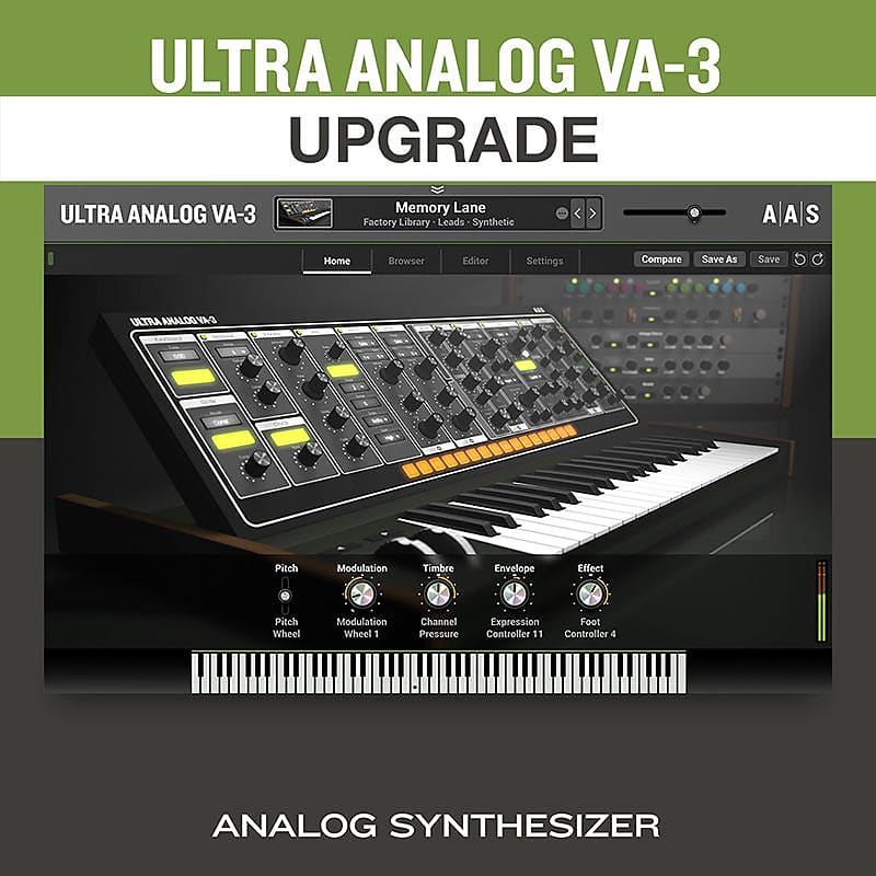 Applied Acoustics Systems Ultra Analog VA-3 Session (Upgrade | Reverb
