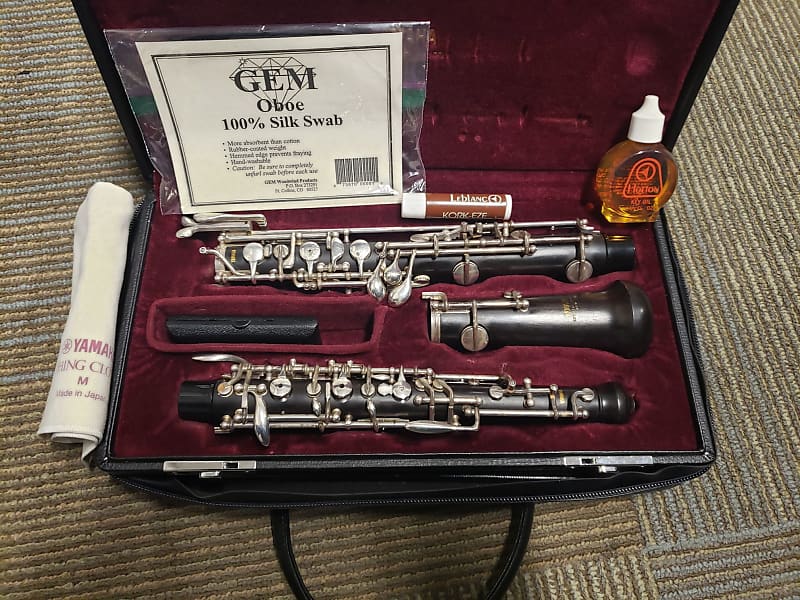 Yamaha YOB-421 Intermediate Wood Oboe W/ 3rd Octave Key! Just | Reverb