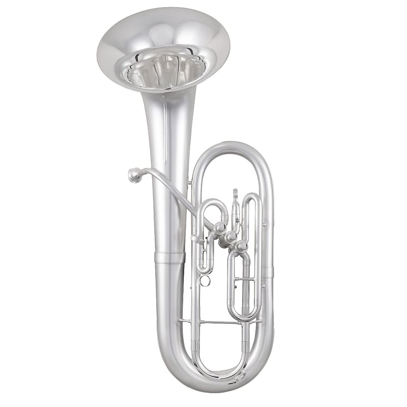 King 625 Diplomat 3 Valve Baritone Horn Silver Plated | Reverb