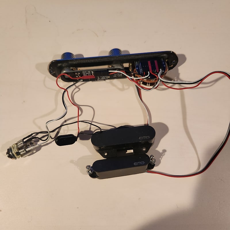 EMG Set Black Prewired setup | Reverb